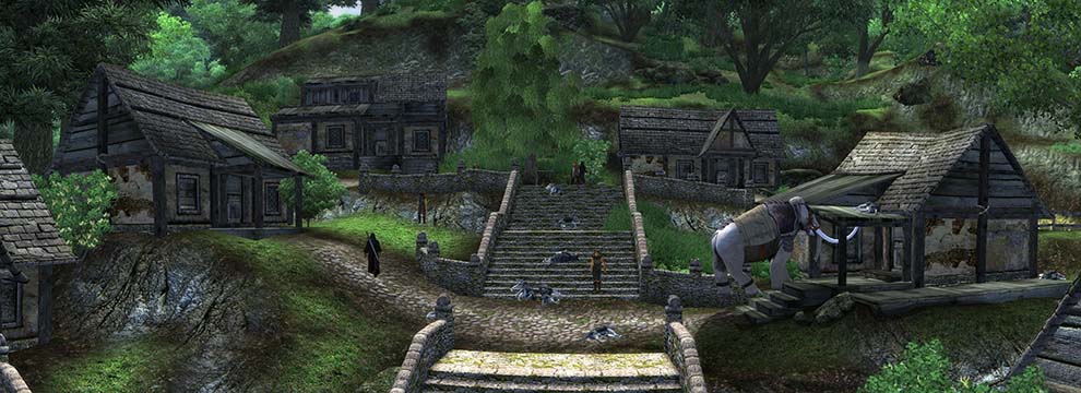 Oblivion hires textured Panoramas in 20000+ pixels.